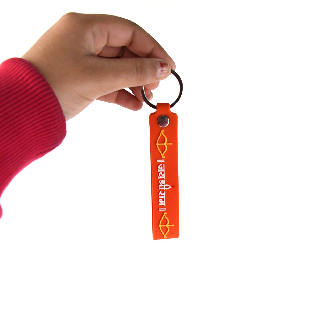 Silicone Jai Shree Ram Keychain (1 Pc) – Snazzytrend